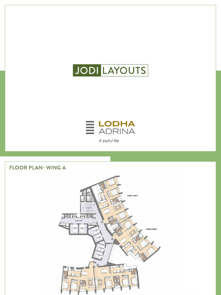 Lodha Adrina - Jodi Layouts Digital Booklet | PDF