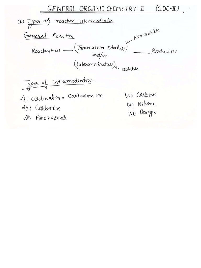 General Organic Chemistry- 2 | PDF