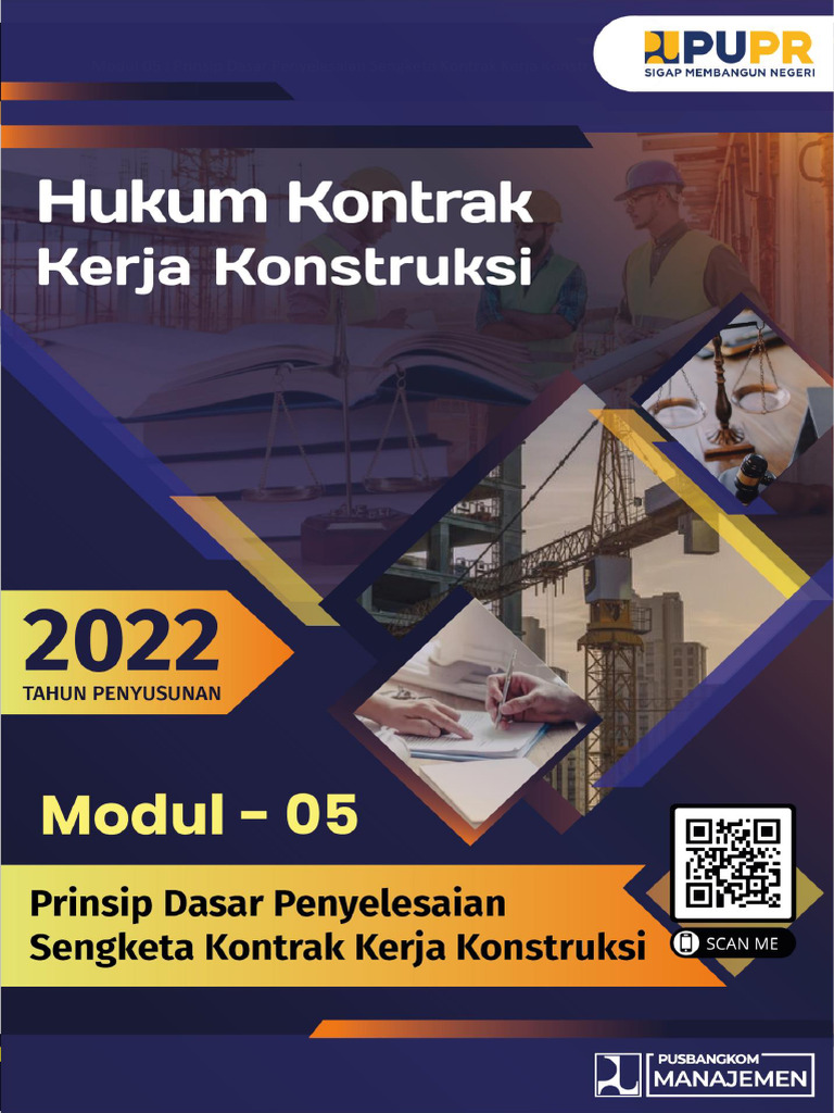 Modul 05 - Prinsip Dasar Penyelesaian Sengketa Kontrak Kerja Konstruksi | PDF