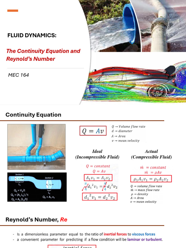 MEC-164-Fluid-Mechanics-Bernoulli-Principle-Full-PPT | Download Free PDF | Fluid Dynamics ...
