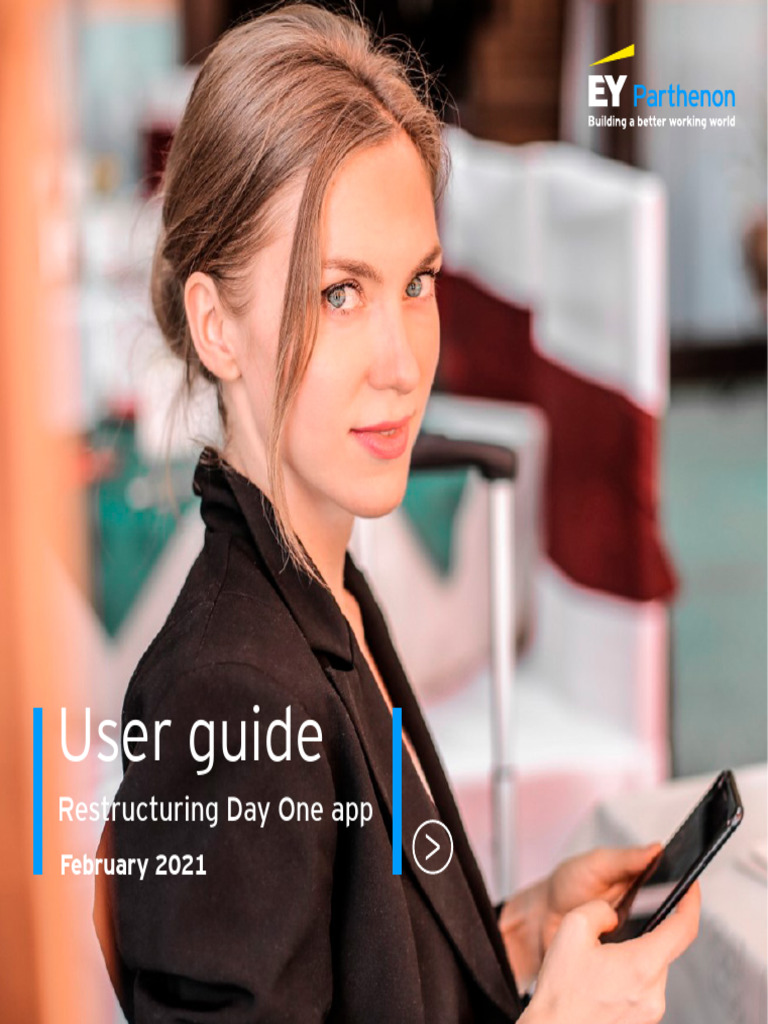 EY Restructuring Day One - User Guide | PDF | Ios | Mobile App