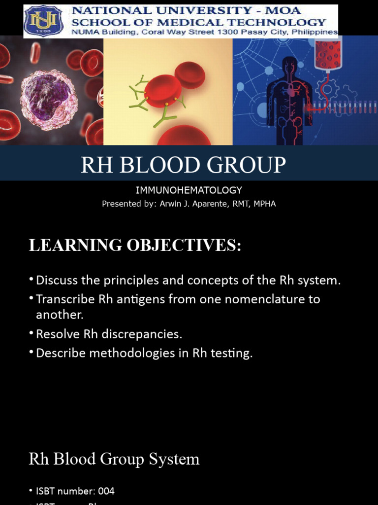 BB - Lecture 3-Rh BLOOD GRP | PDF | Blood Type | Antibody