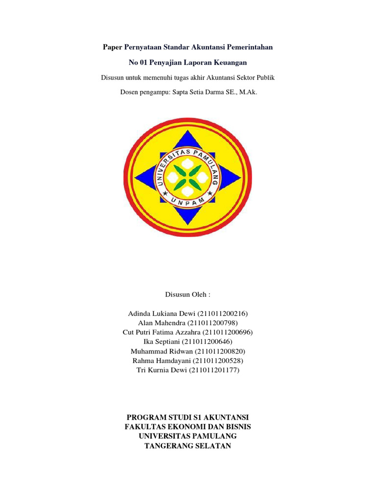 PSAP NO 1 (Kelompok 1) | PDF