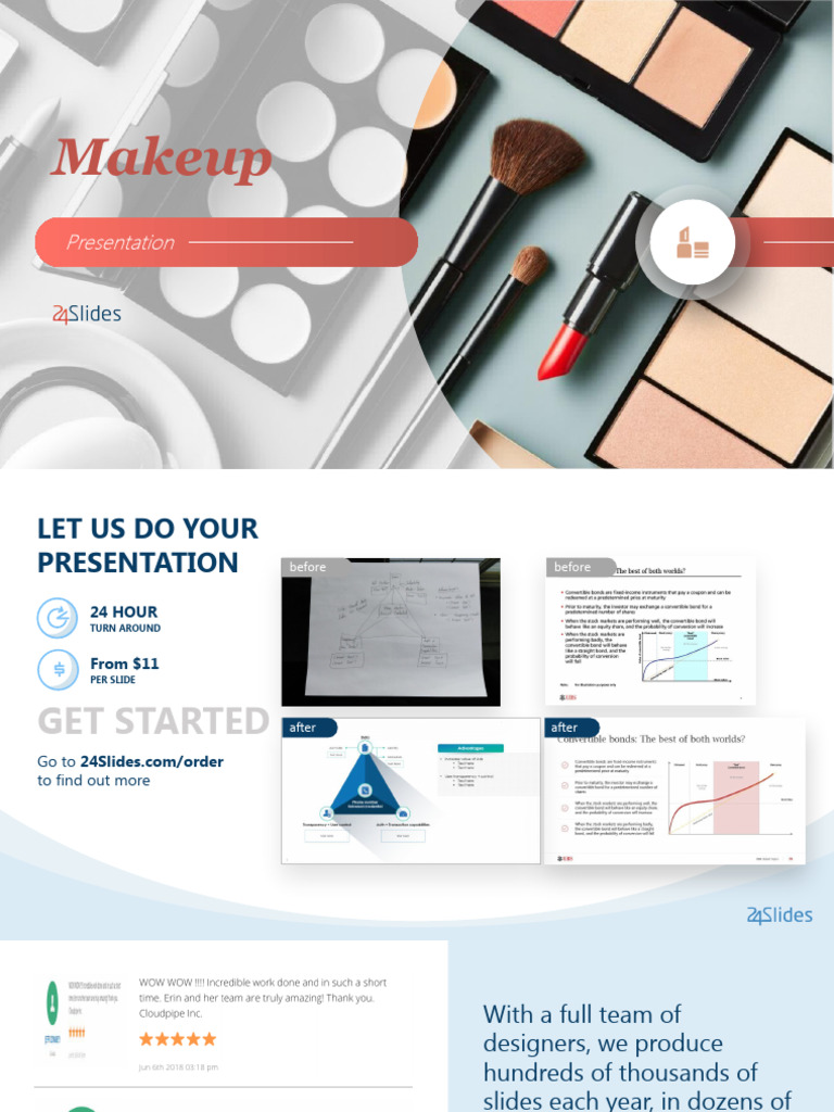 Makeup Ppt Download Free Pdf Business Economics Business