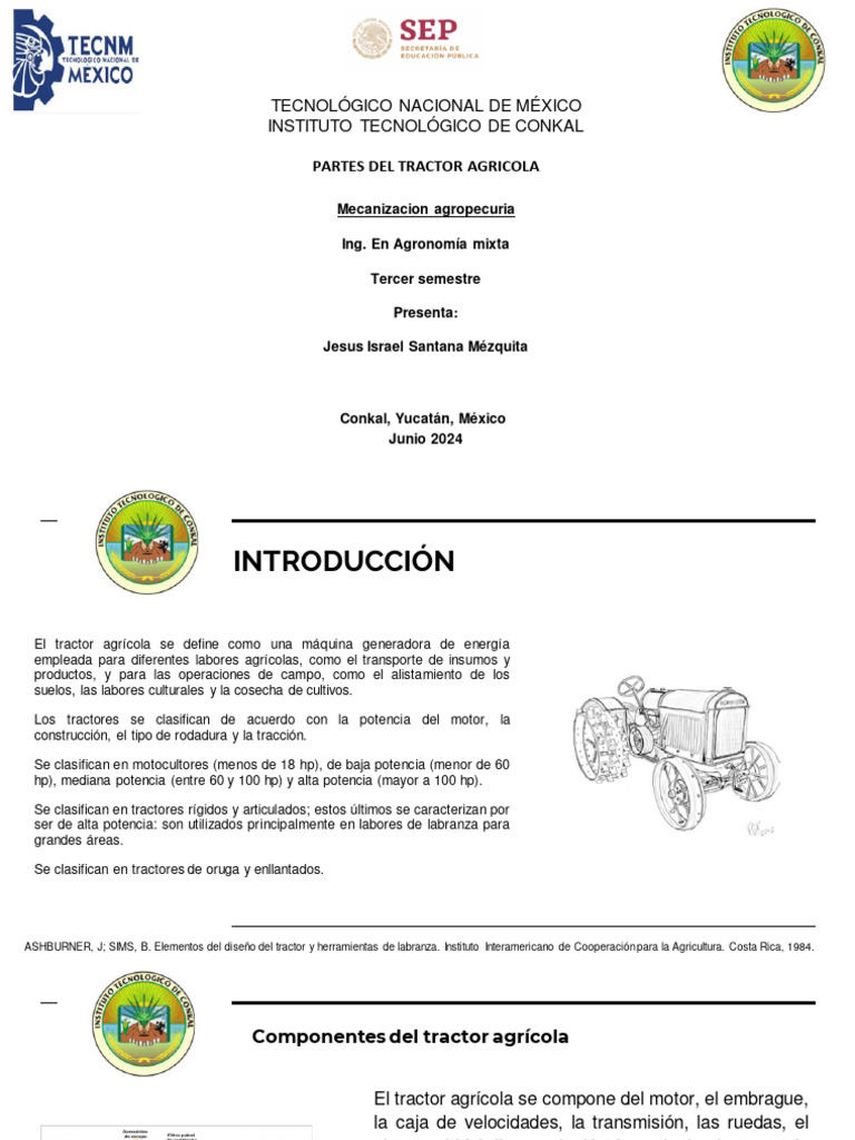 Partes Del Tractor | PDF | Tractor | Embrague