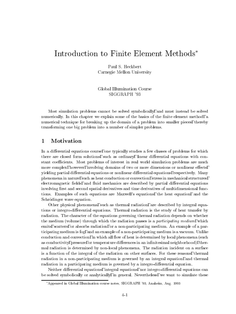 Heckbert Paul 1993 1 | PDF | Function (Mathematics) | Basis (Linear ...