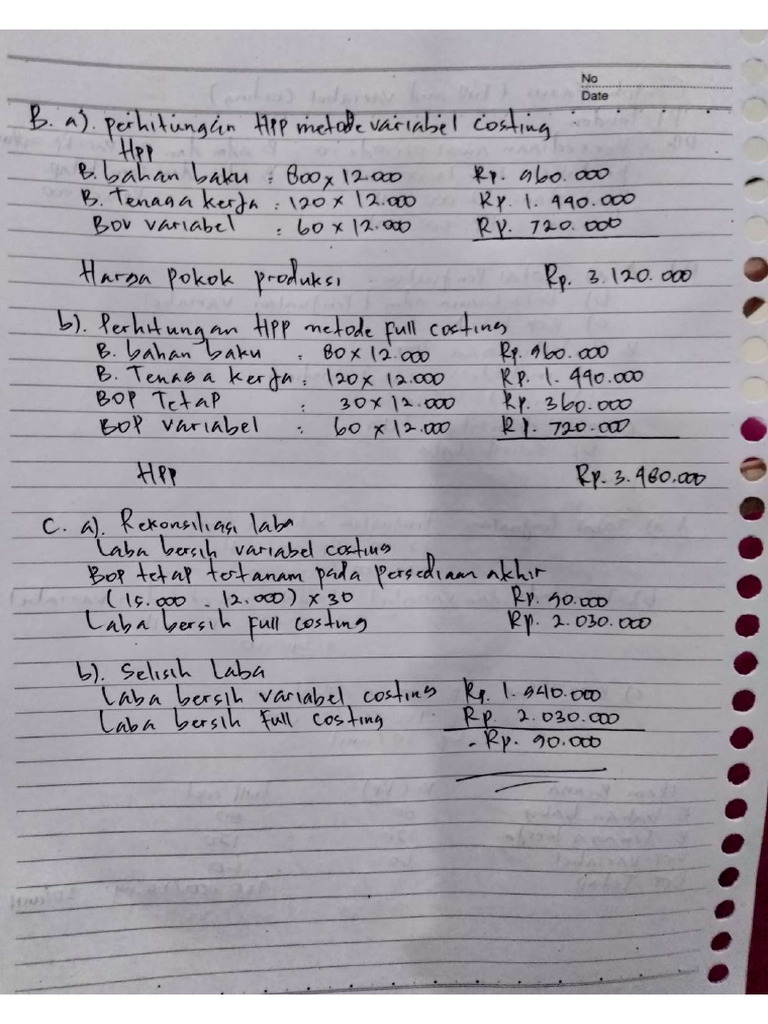 Jawaban Akmen Contoh Kasus | PDF