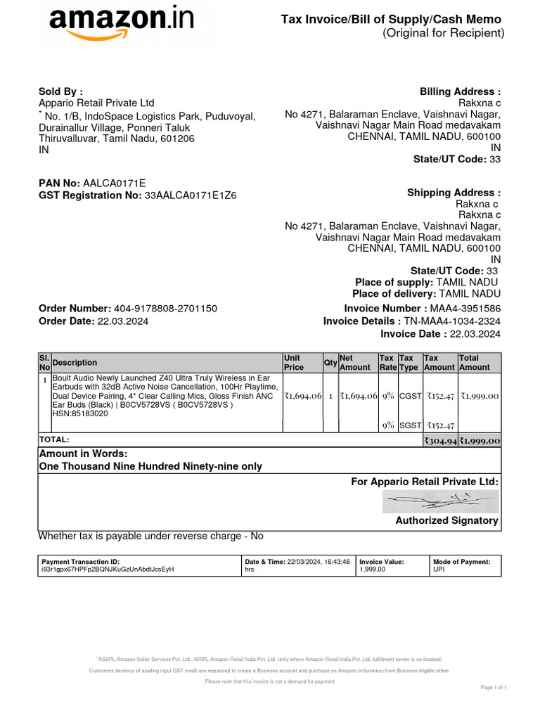 Invoice | PDF | Invoice | Money