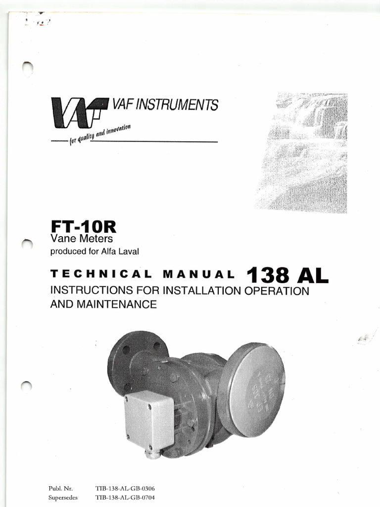 Flow Meter Manual Pdf Flow Measurement Dynamics Mechanics