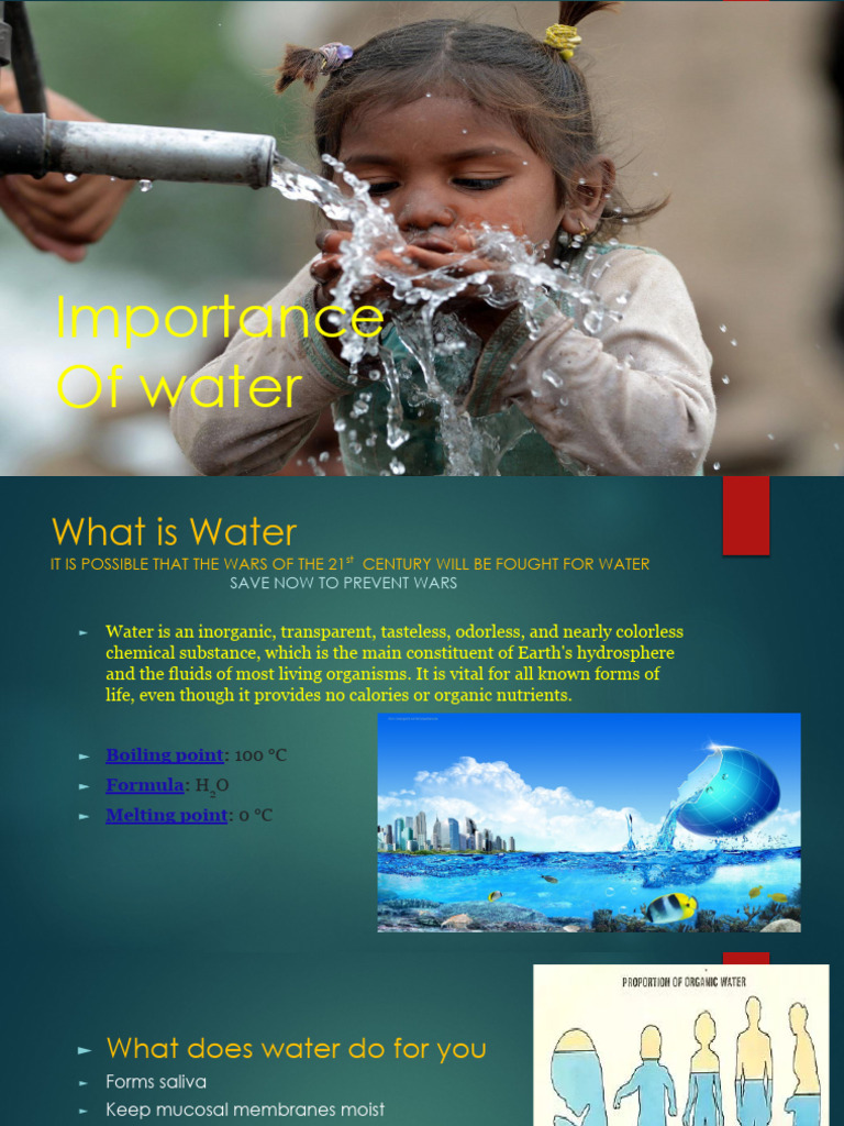 On WATER For Kids | PDF | Water | Environmental Science