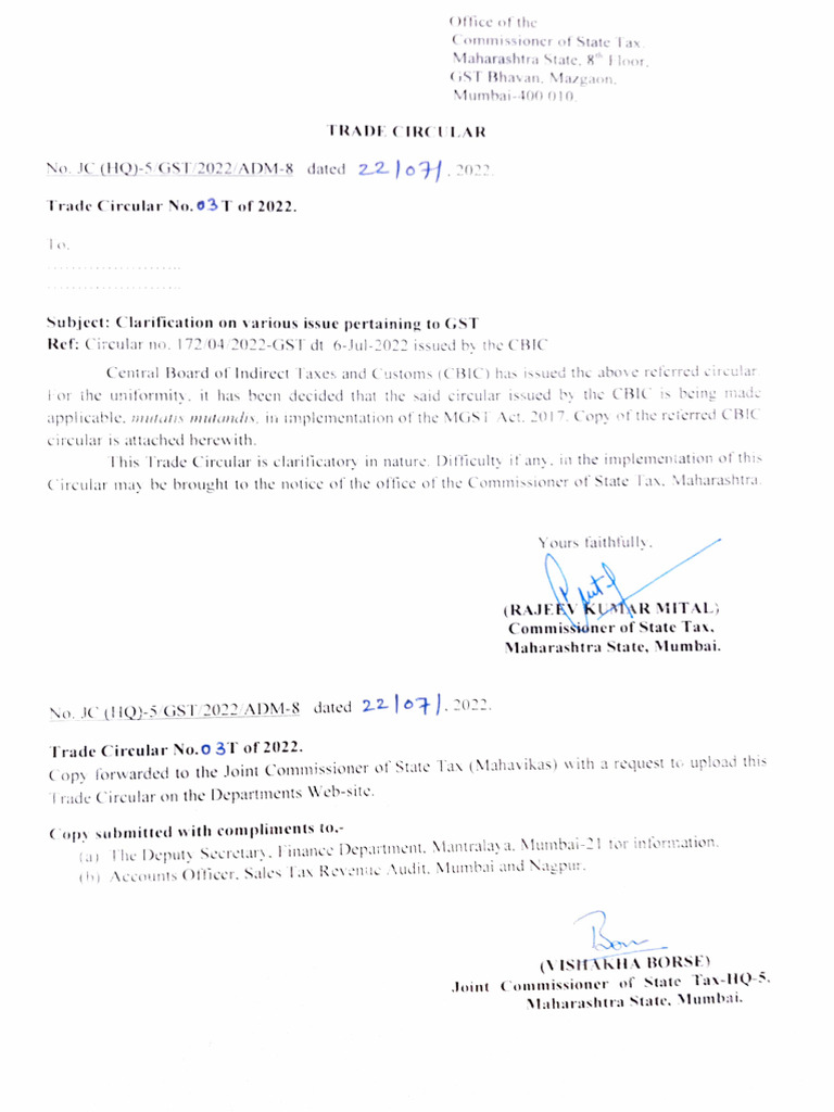JC (HO) - 5: (Iq) - 5 GST | PDF | Taxes | Employment
