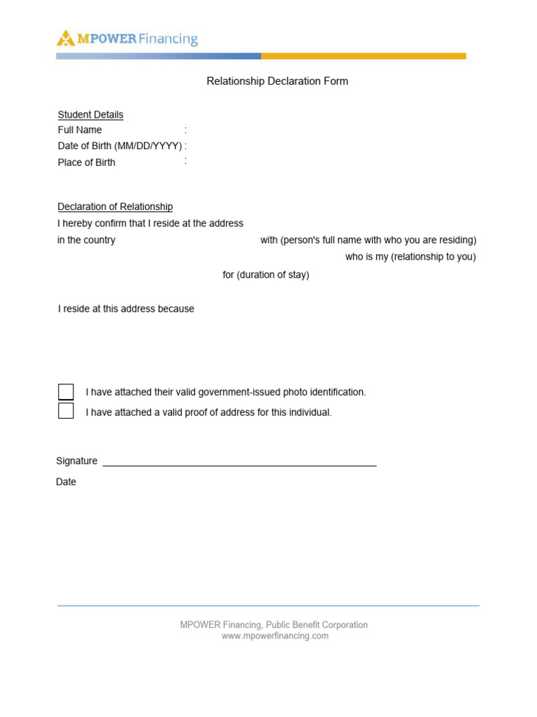 relationship_declaration_form | PDF