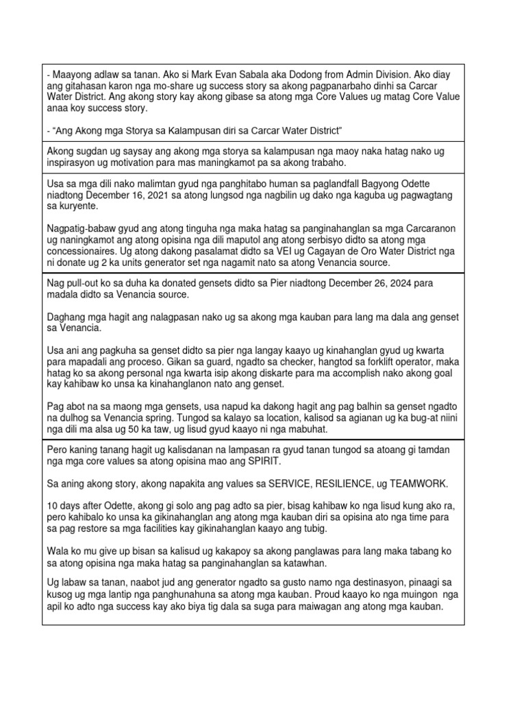 Voice Over Script | PDF