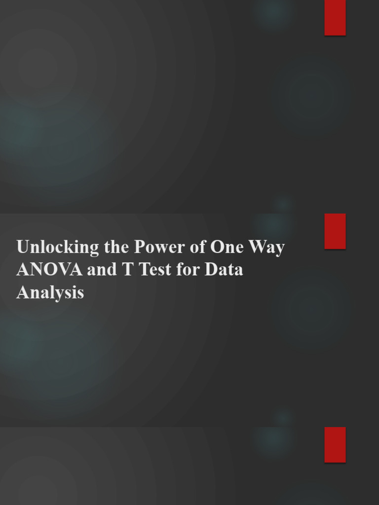 Unlocking-the-Power-of-One-Way-ANOVA-and | Download Free PDF | Student ...