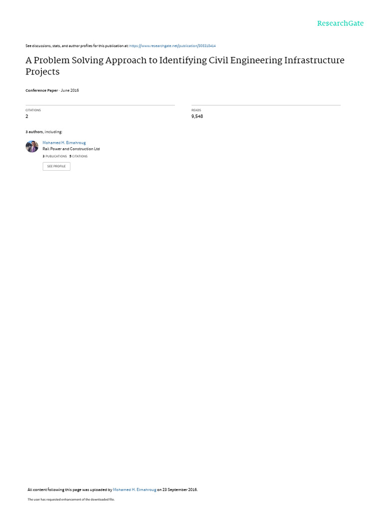 AProblem Solving Approachto Identifying Civil Engineering ...