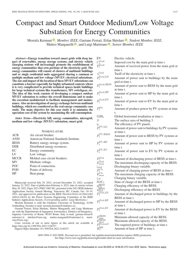 Compact and Smart Outdoor Medium Low Voltage Substation For Energy ...