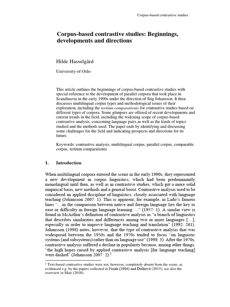 Hasselgard Revised Prefinal | PDF | Linguistics | Translations