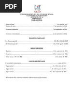 Calendario Escolar UAEM 2025-2026 | PDF