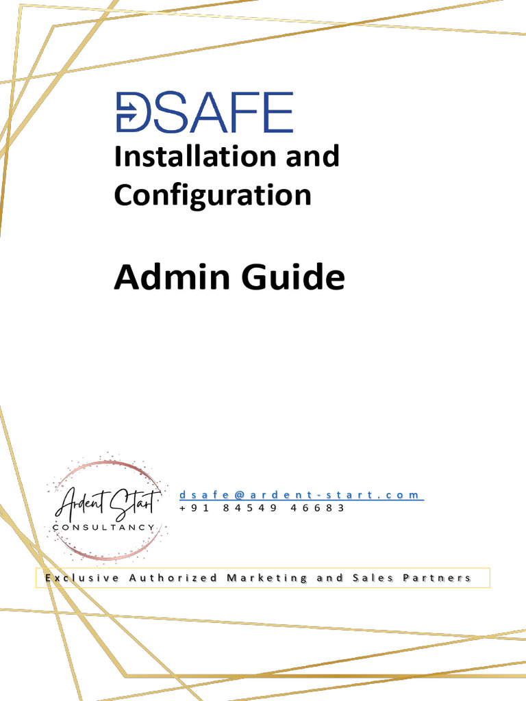DSafe Installation and Configuration Guide | PDF | Backup | Share Point