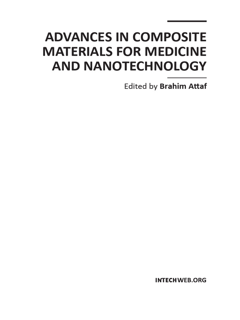 Advances in Composite Materials For Medicine and Nanotechnology | PDF | Bone | Biomaterial