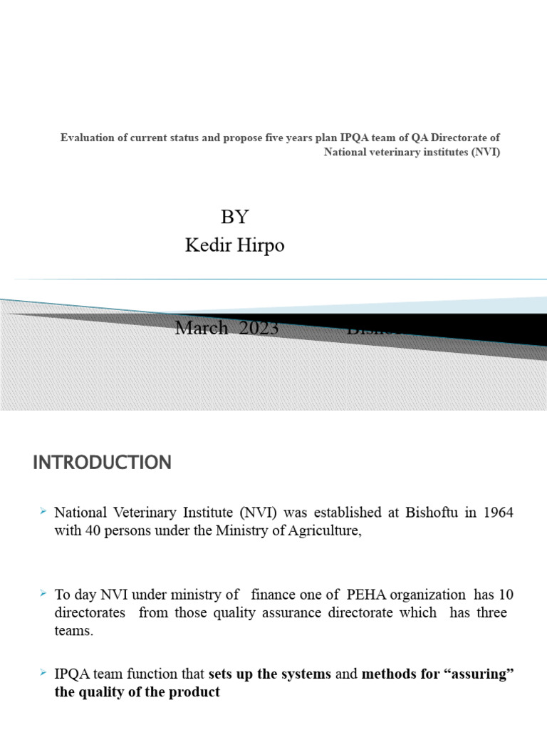 Ipqa PP | PDF | Quality Assurance | Vaccines