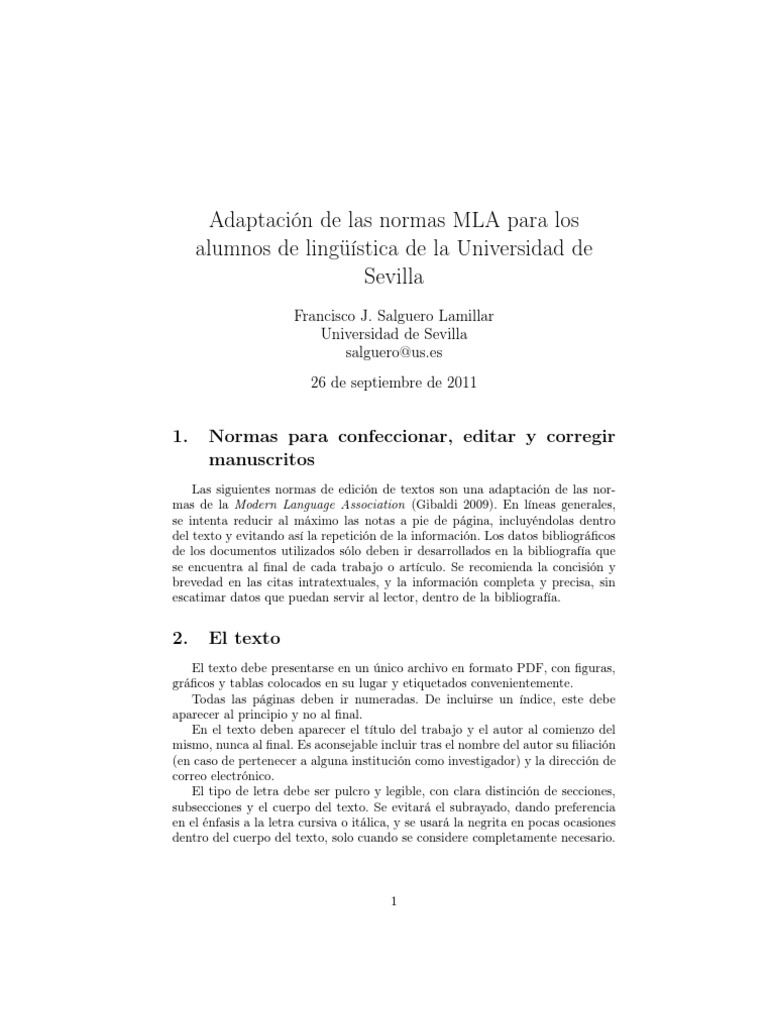 Normas Mla Us | PDF | Comillas | Georg Wilhelm Friedrich Hegel