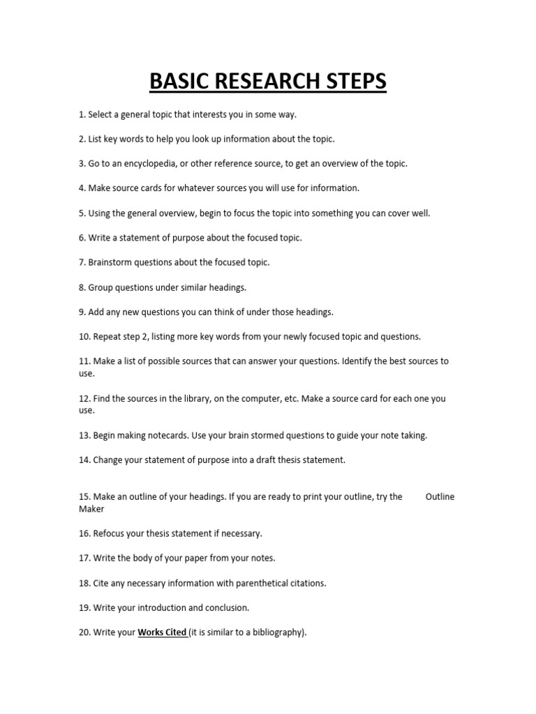 Basic Research Steps Guide Pdf