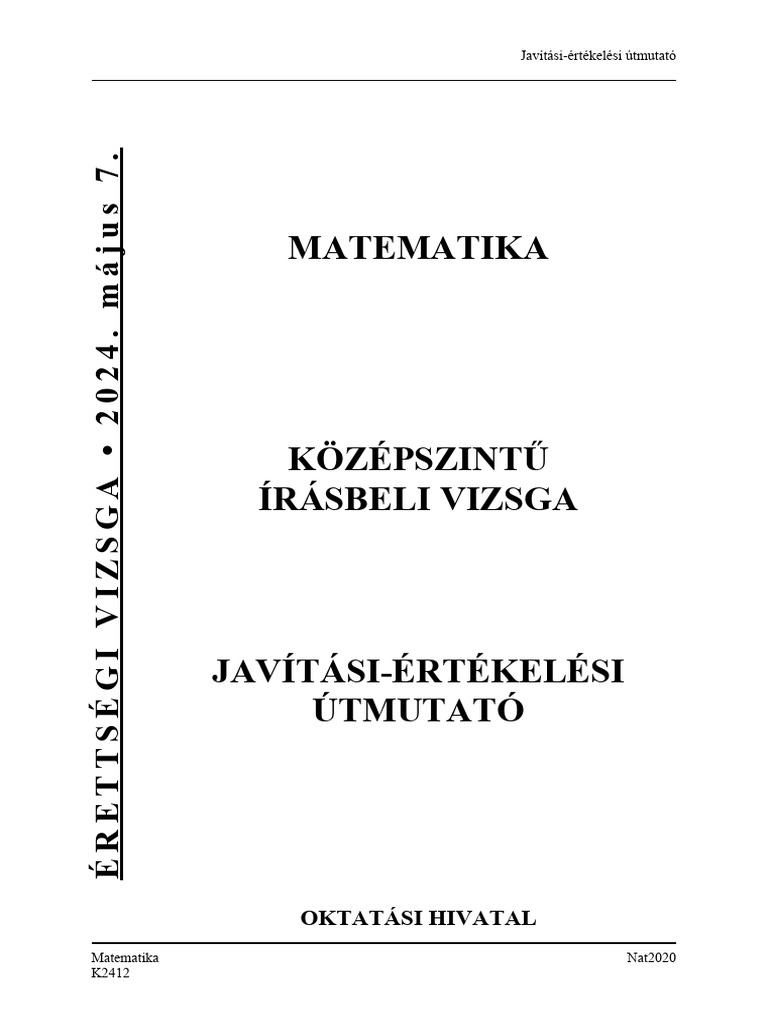 Központi Matek | PDF