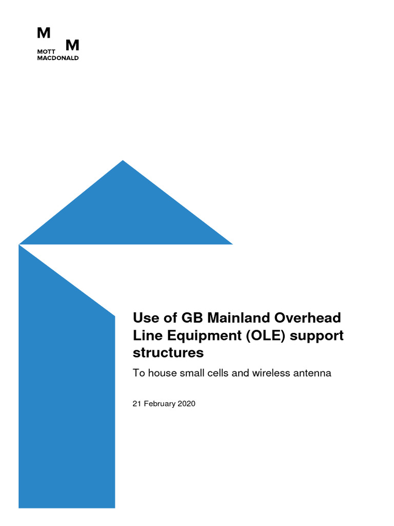 Use of GB Mainland Overhead Line Equipment Ole Support Structures | PDF ...