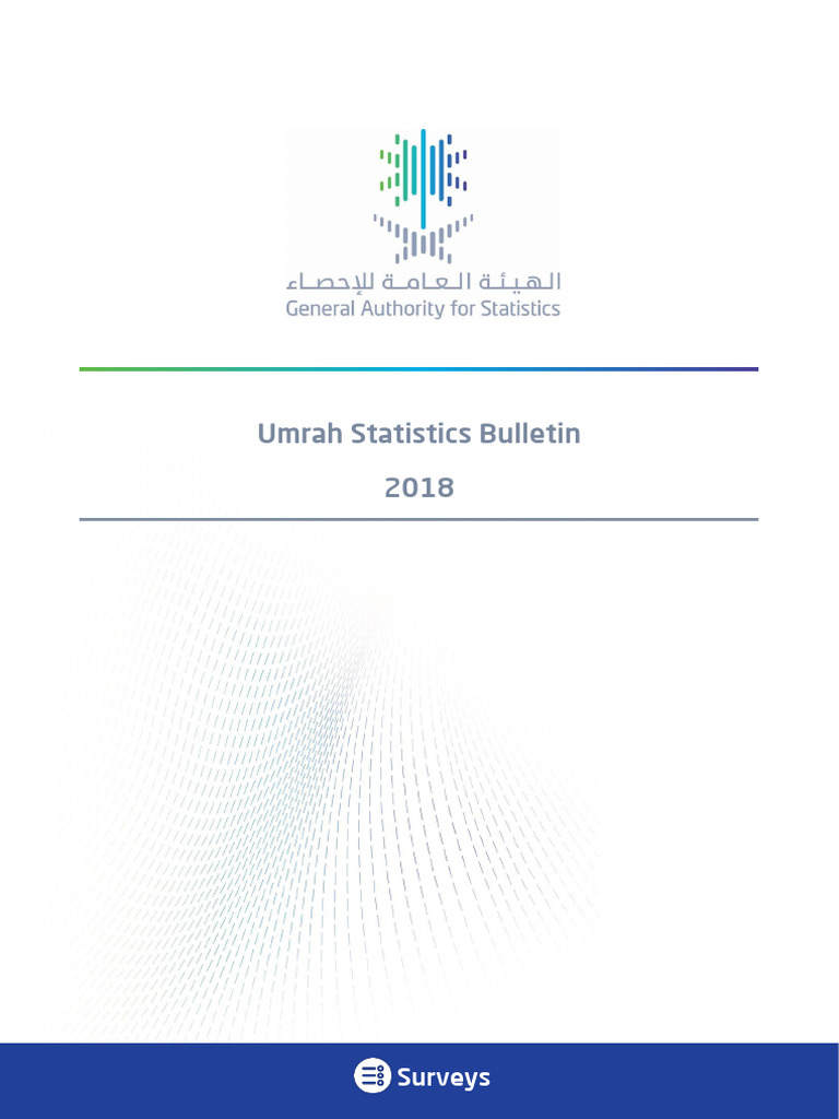 Umrah Statistics Bulletin 2018 en | PDF | Sampling (Statistics ...