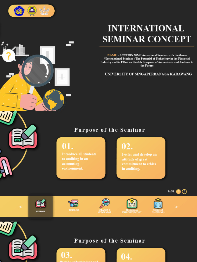 International Seminar Concept | PDF | Audit | Internal Audit
