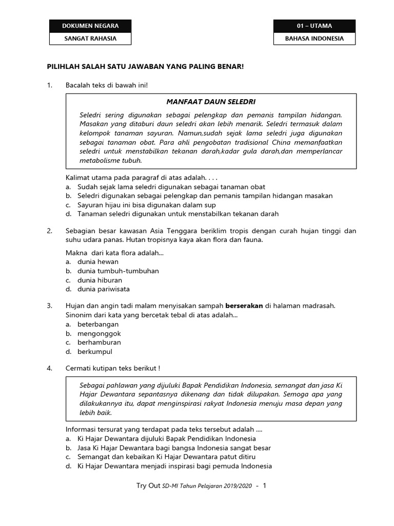 01 Try Out - Bindo | PDF