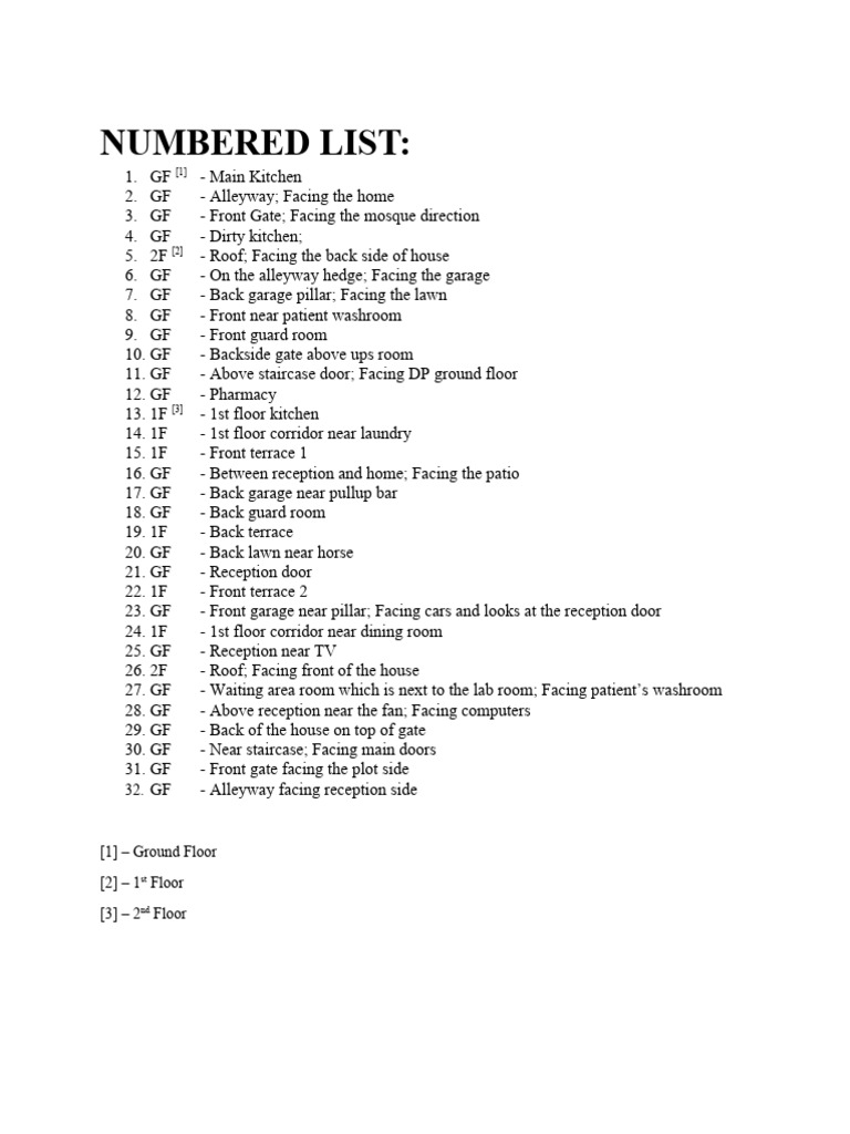 Cameras Layout | PDF