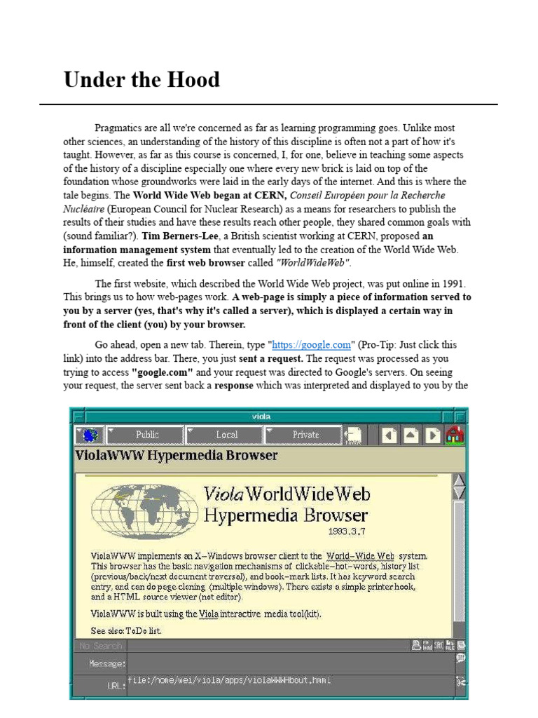 Under The Hood | PDF