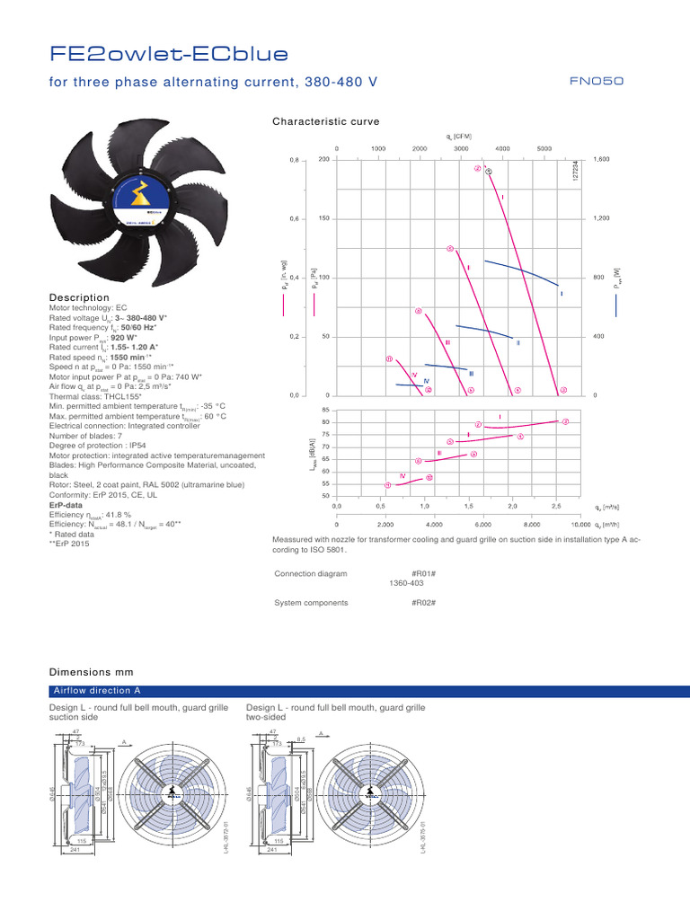 ZAplus Fans For Transformer Cooling 2017 | Download Free PDF | Electric ...
