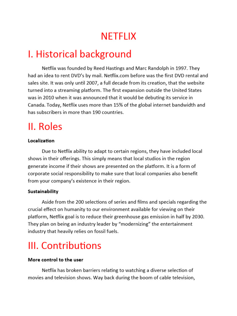 Netflix | PDF | Netflix | Streaming Media