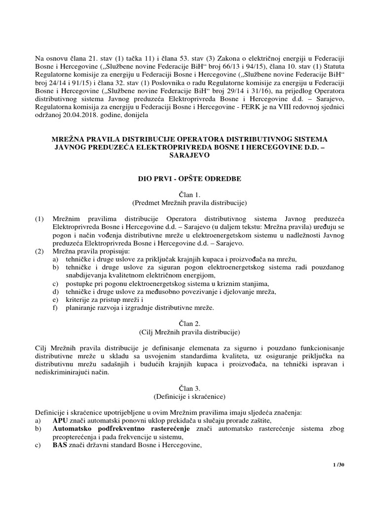 03A Mrezna - Pravila - Epbih - 818 - Bs | PDF