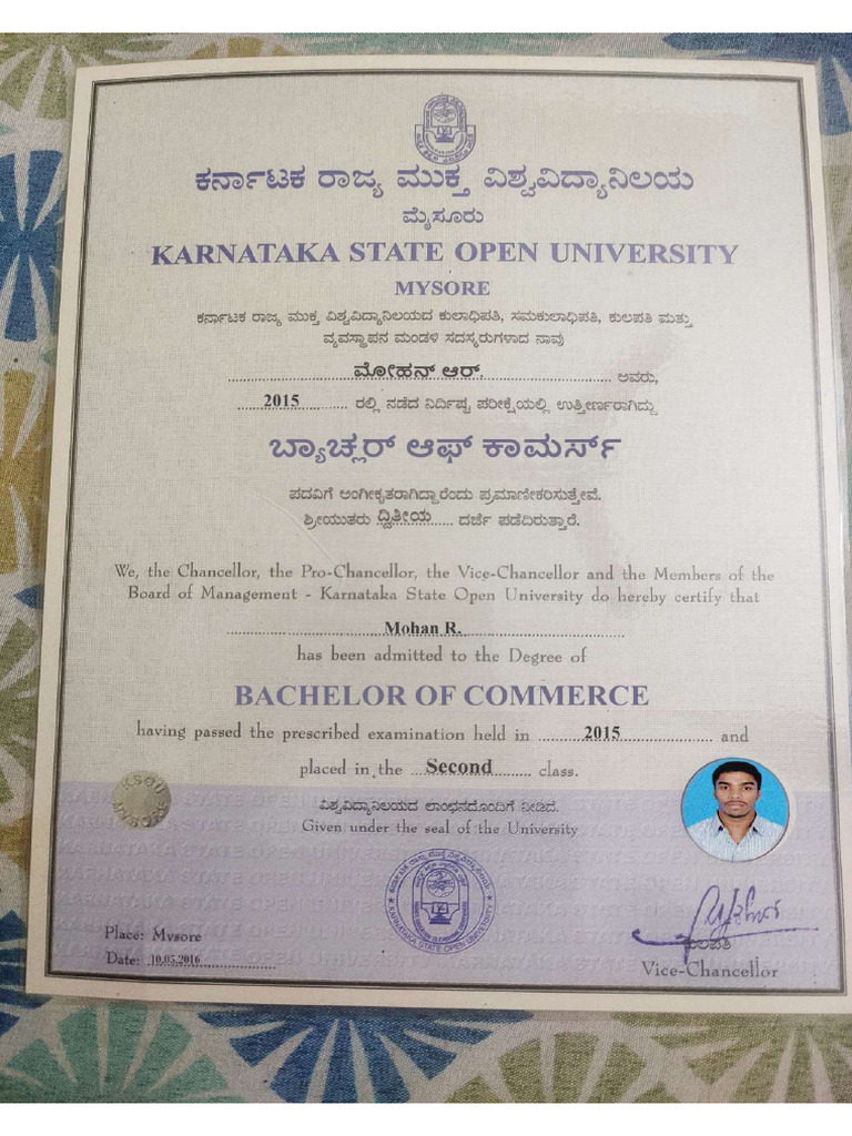 Convocation Certificate | PDF
