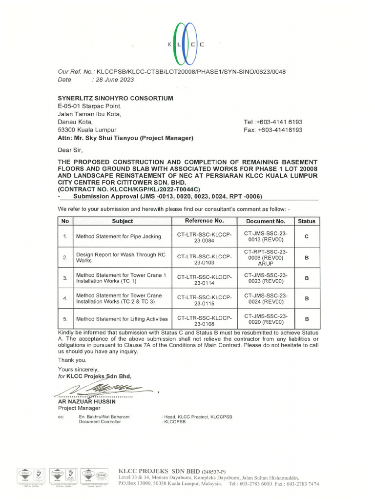 0048 - Submission Approval (JMS - 0013) | PDF