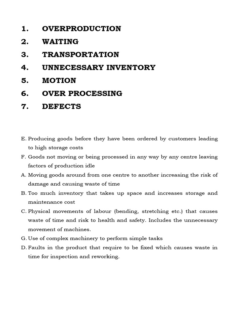 Lean Production | PDF | Inventory | Lean Manufacturing