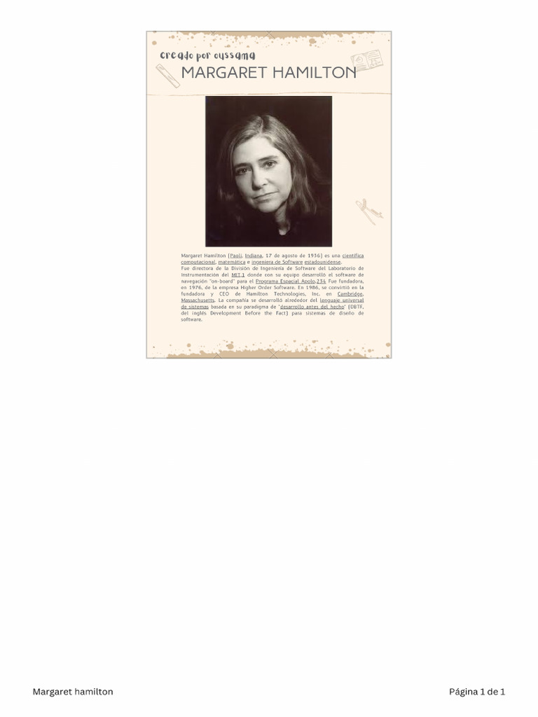 Margaret Hamilton | PDF
