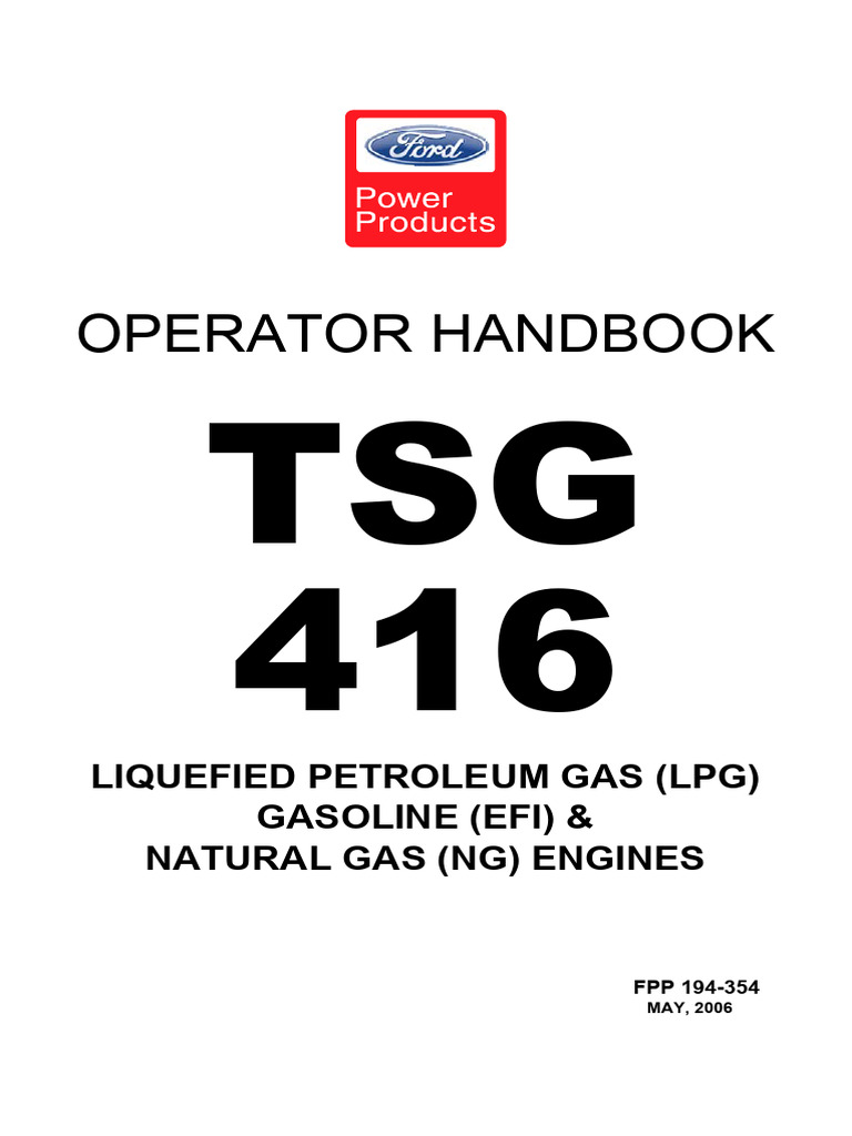 TSG 416 | PDF | Gasoline | Ethanol