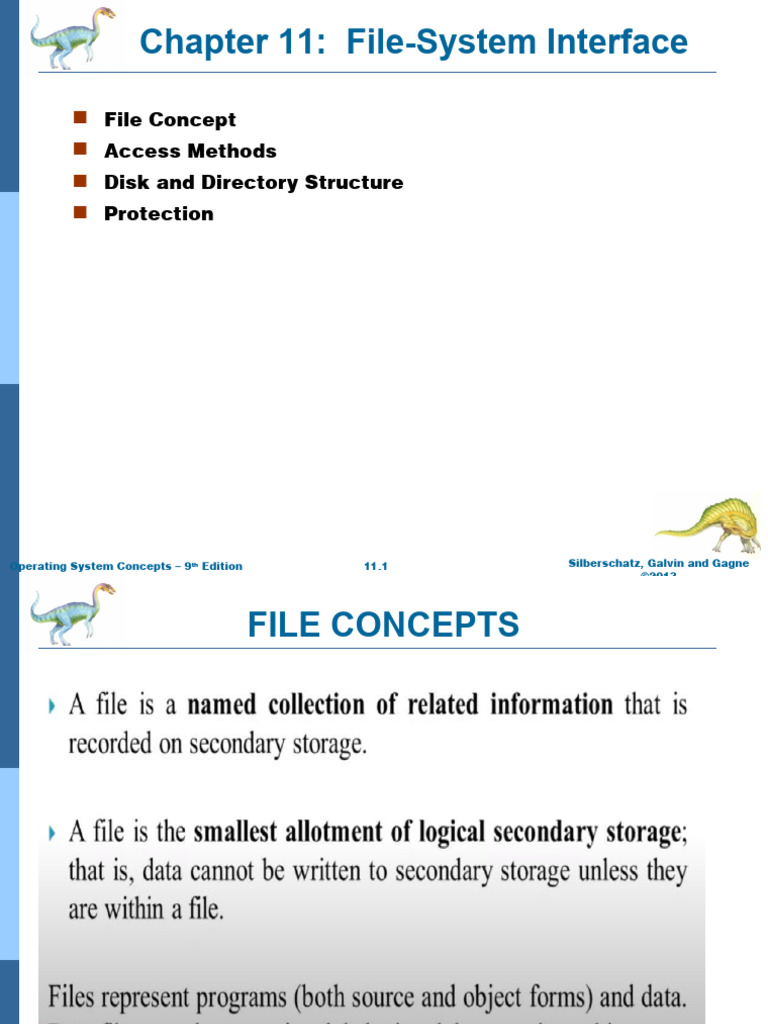 Operating System Ch11 Pdf File System Computer File 