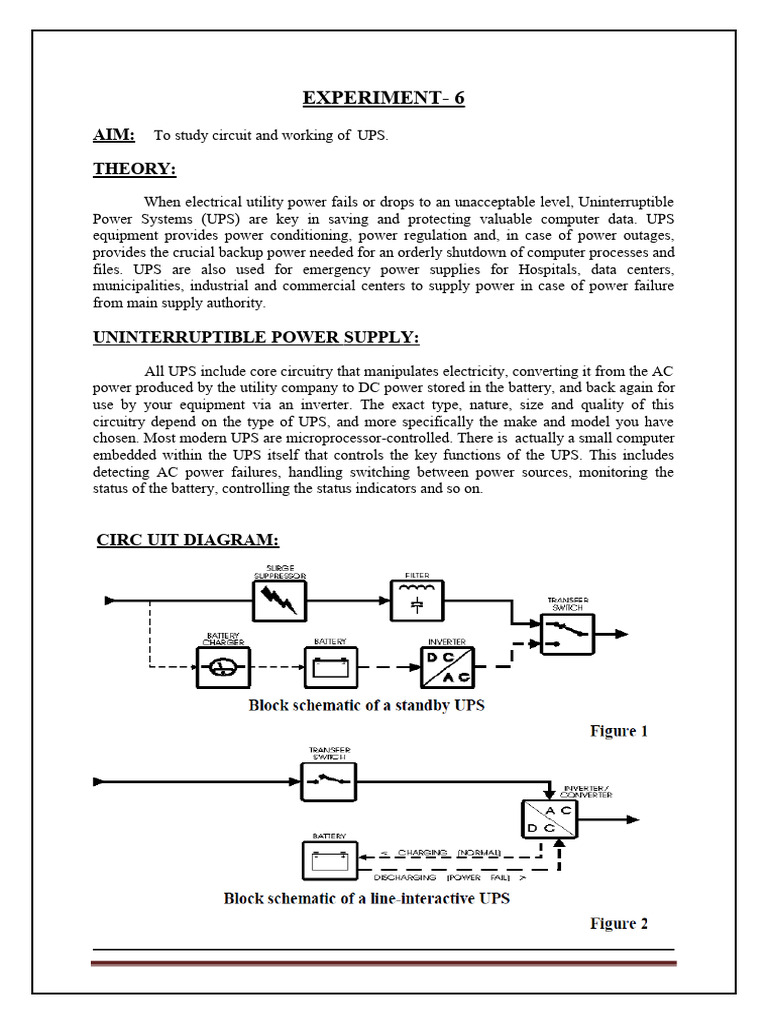 EXPERIMENT NO 06 | PDF | Power Supply | Electrical Engineering