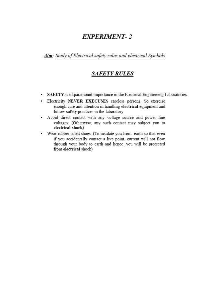 EXPERIMENT- 02 | Download Free PDF | Electric Power | Electrical Engineering