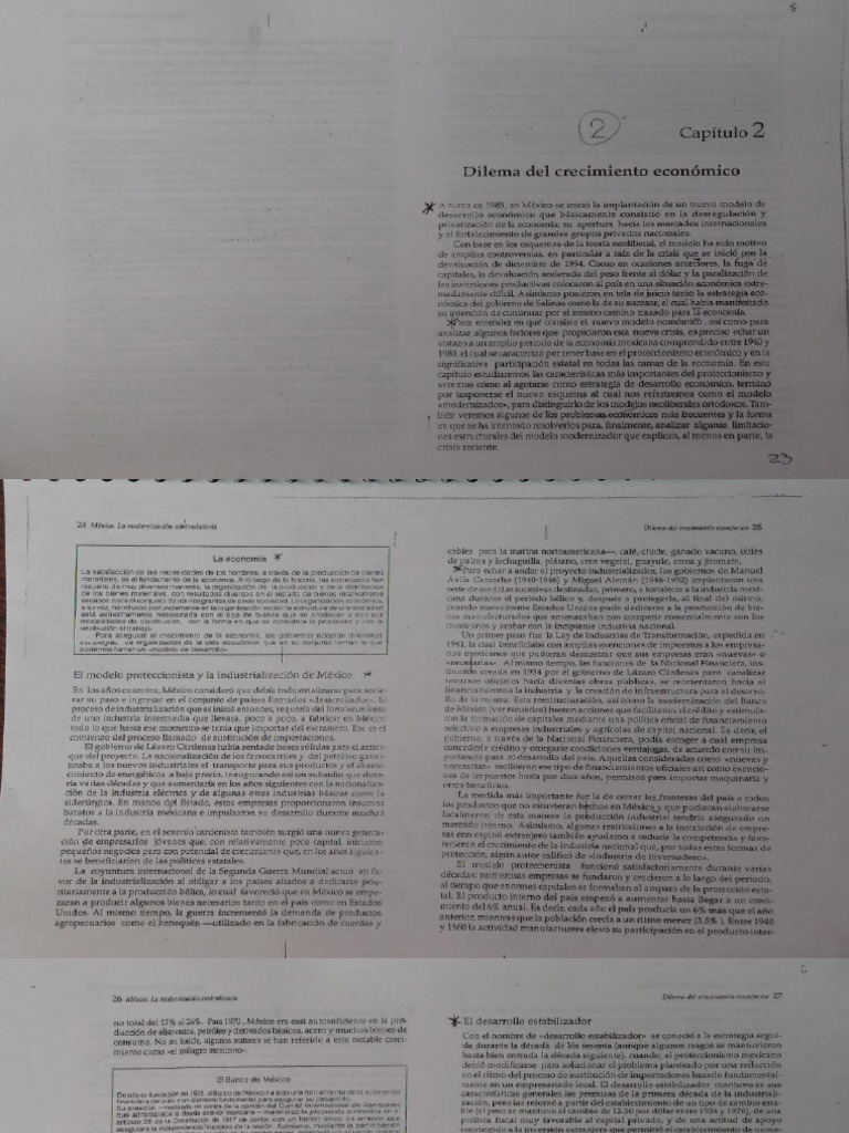 Lectura 2 Dilema Del Crecimiento Econ-Mico (Cap-Tulo 2) | PDF