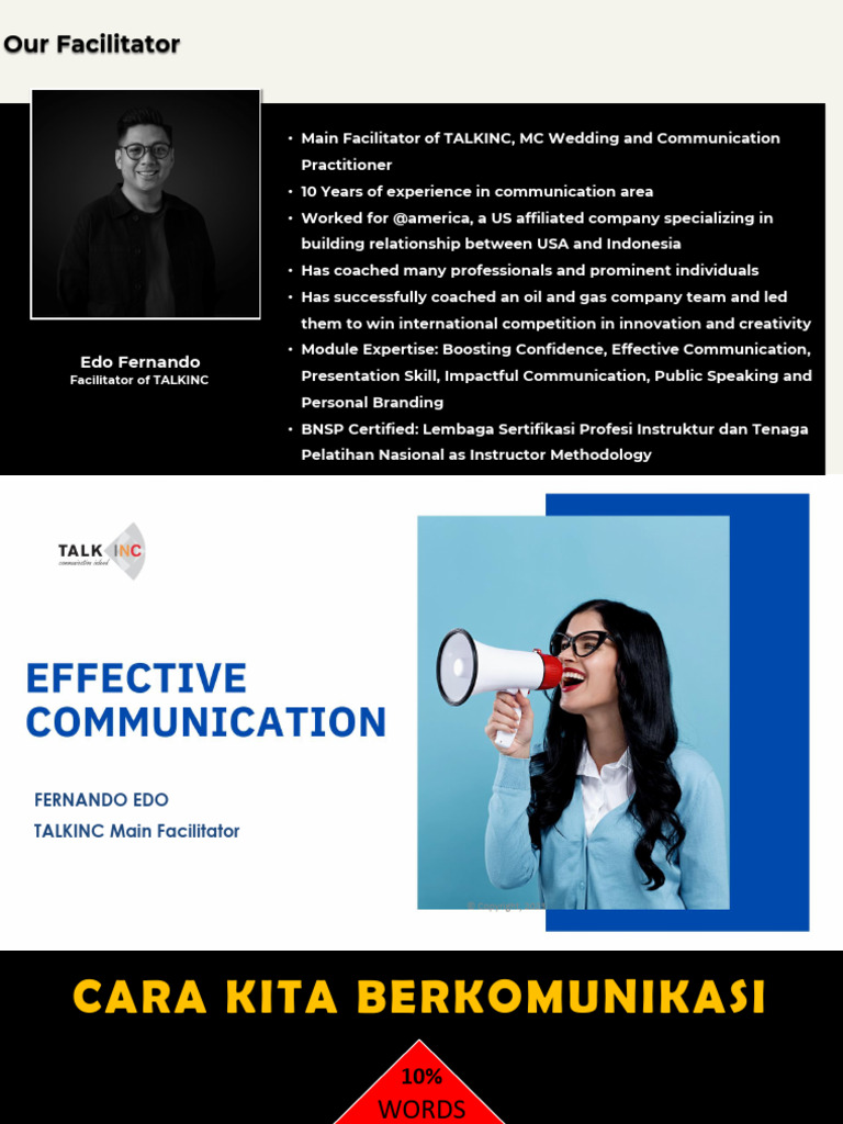 BPSDM_Effective Communication_FE | PDF | Cognition | Communication