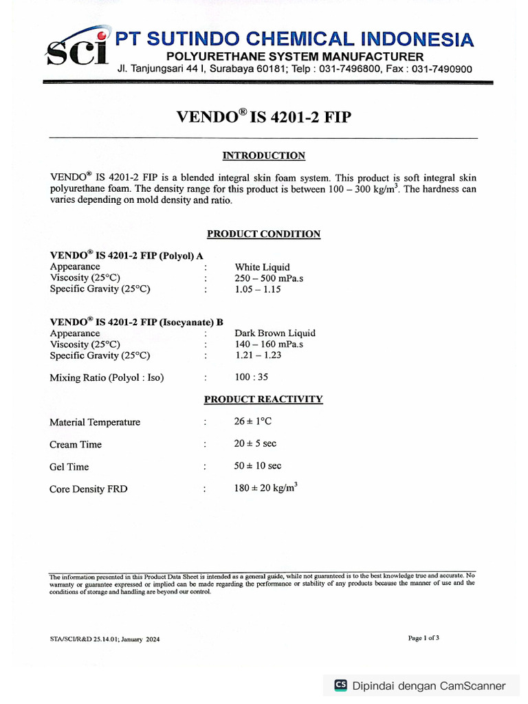 TDS Is 4201-2 Fip | PDF