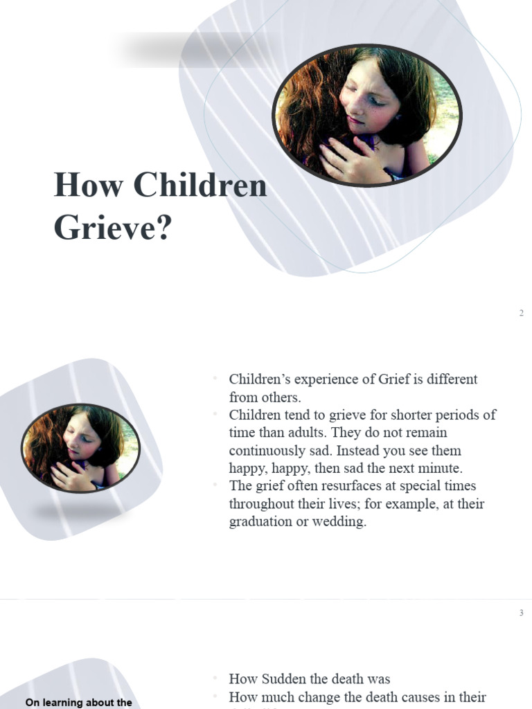 How Children Grieve | PDF | Grief | Social Psychology