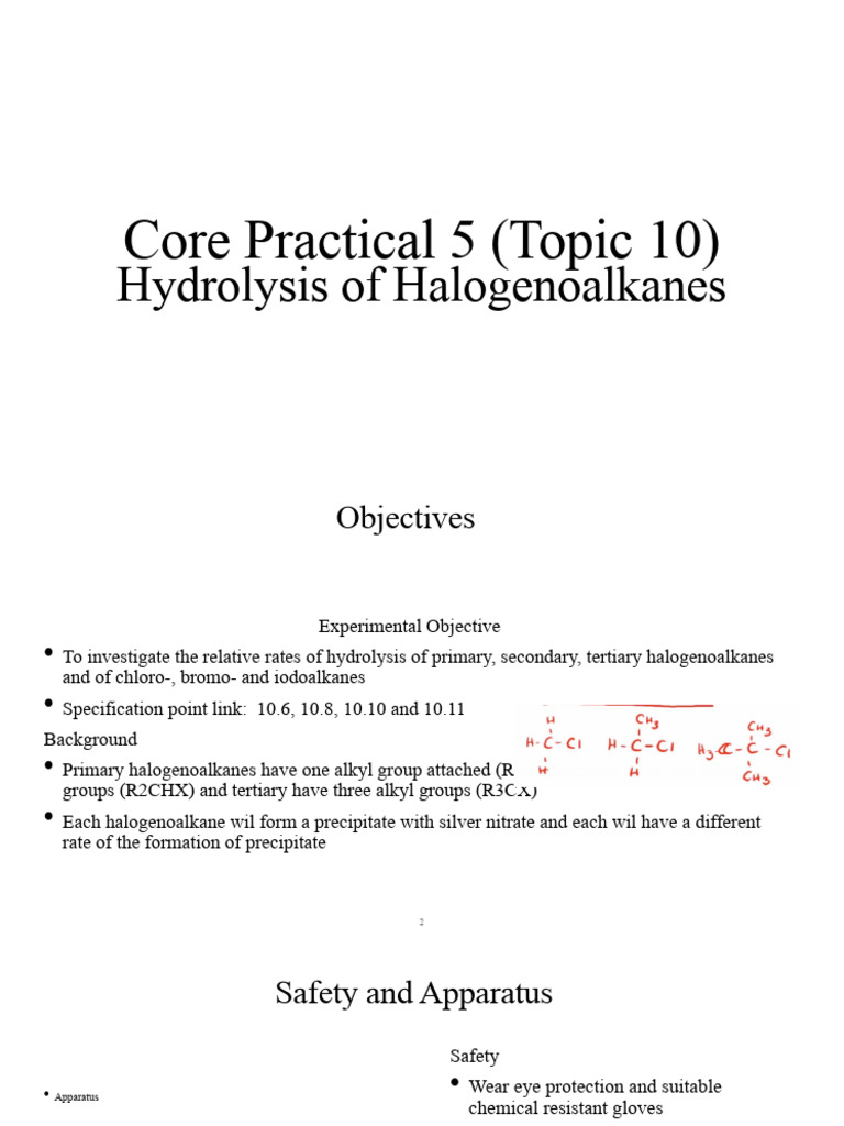 Core Practical 5 and 6 | PDF | Sodium | Chemical Substances
